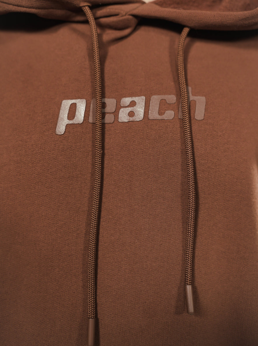 Russet Brown Oversized Hoodie – Peach by Vishnu
