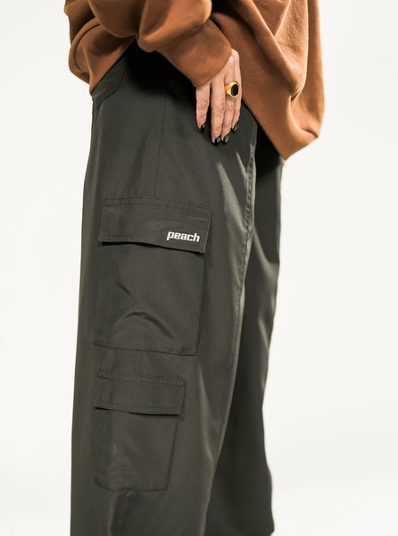 Parachute Pants (Black) – Peach by Vishnu